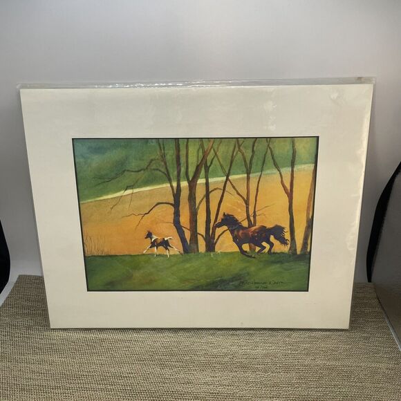Art | Joanne Hauser Warren Born To Run Numbered Reproduction Watercolor ...